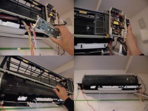 日立エアコンRAS-X40E2-Wクリーニング